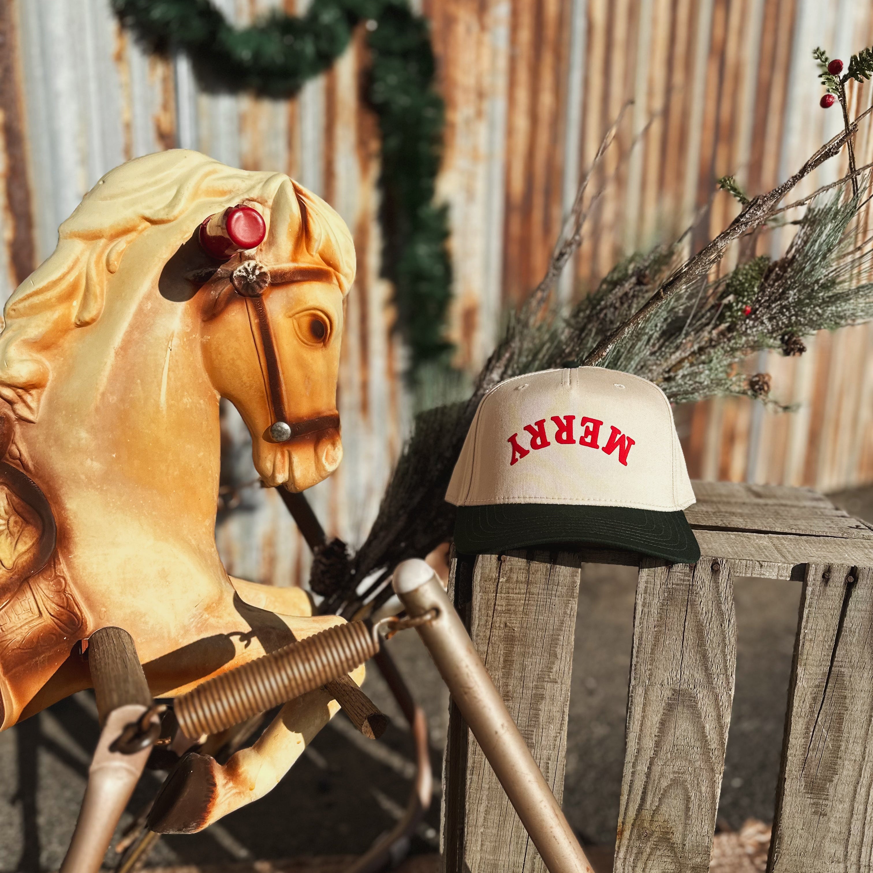 Merry Minimalist Trucker – DIRTY ROOTS HAT CO.